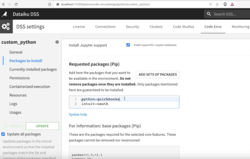 Streamlining Data Projects with Custom Python Environments in Dataiku ...